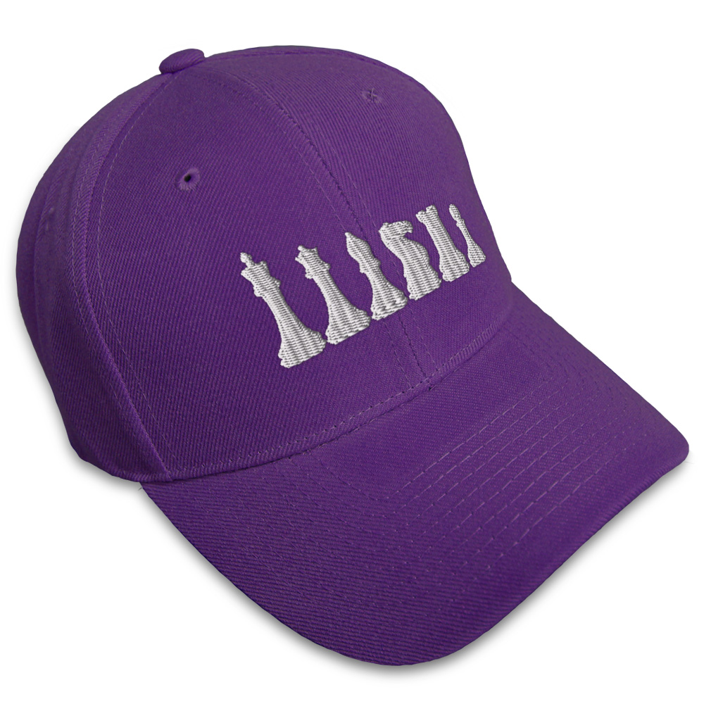 Baseball Cap Chess Set White Embroidery Acrylic Dad Hats for Men ...