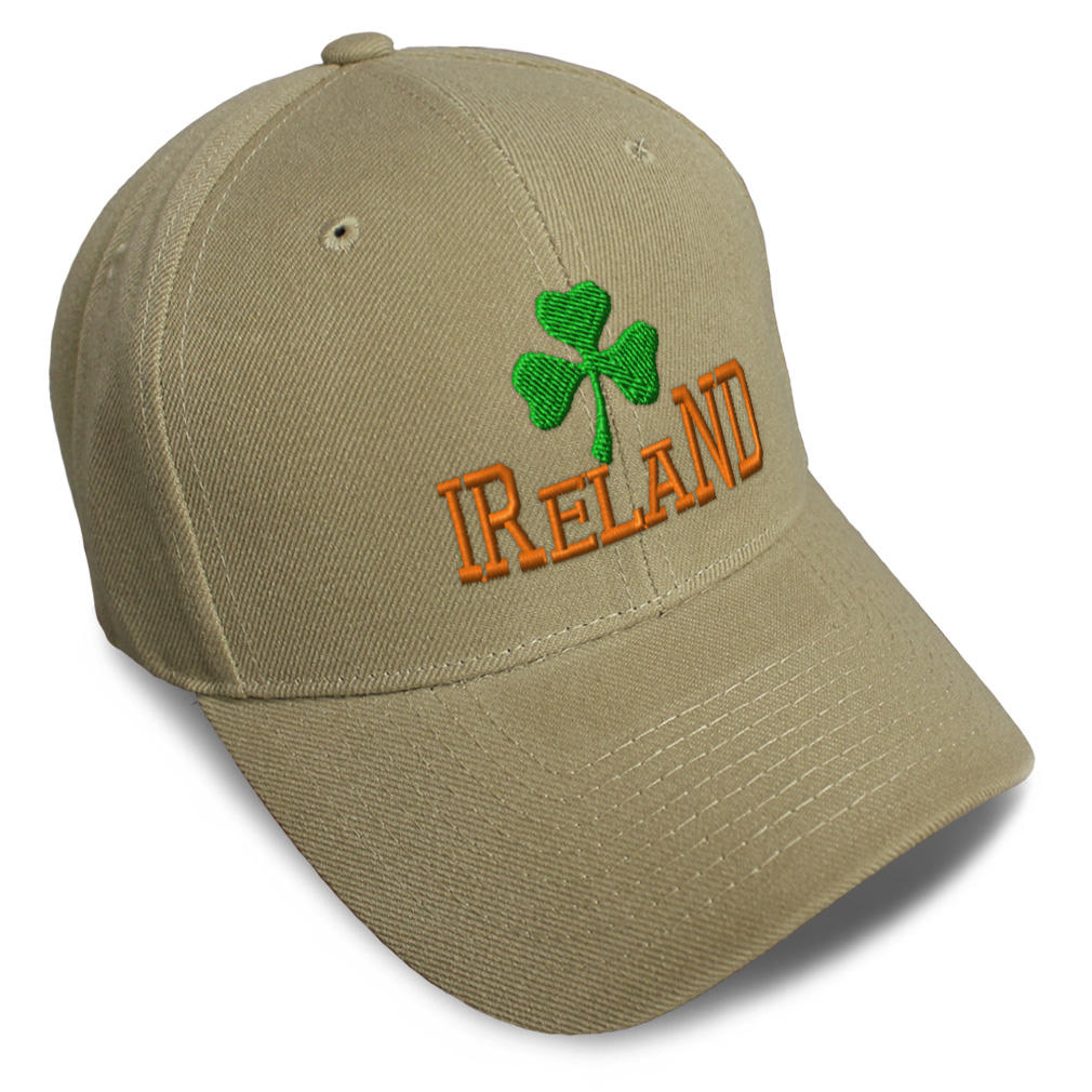 Baseball Cap Ireland Irish Embroidery Acrylic Dad Hats for Men & Women ...