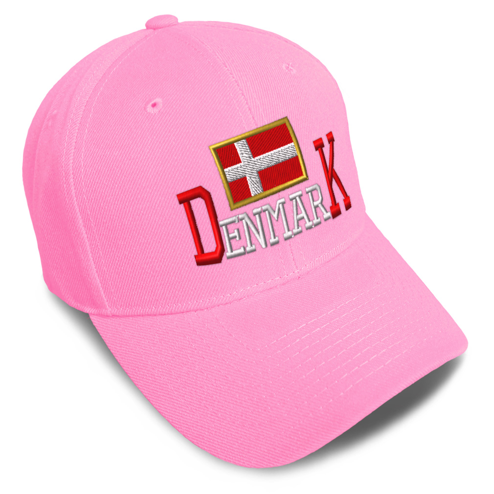Baseball Cap Denmark Flag Danish A Embroidery Dad Hats for Men & Women ...