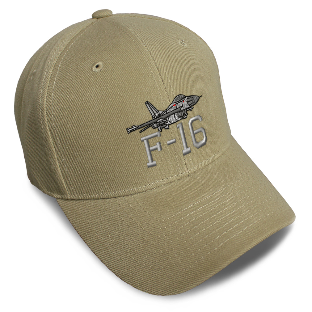 Baseball Cap F-16 Fighting Falcon Airplane B Embroidery Dad Hats for ...