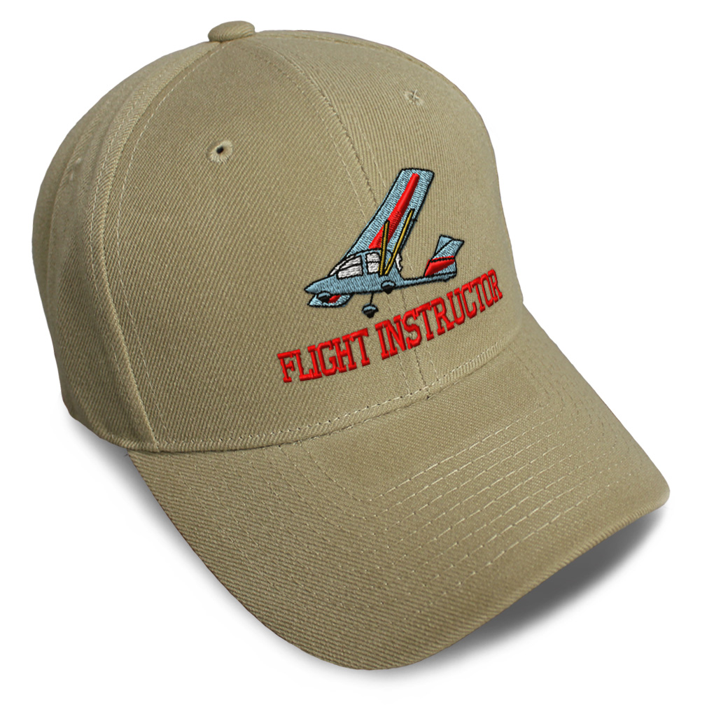 Baseball Cap Flight Instructor Embroidery Dad Hats for Men & Women 1 ...