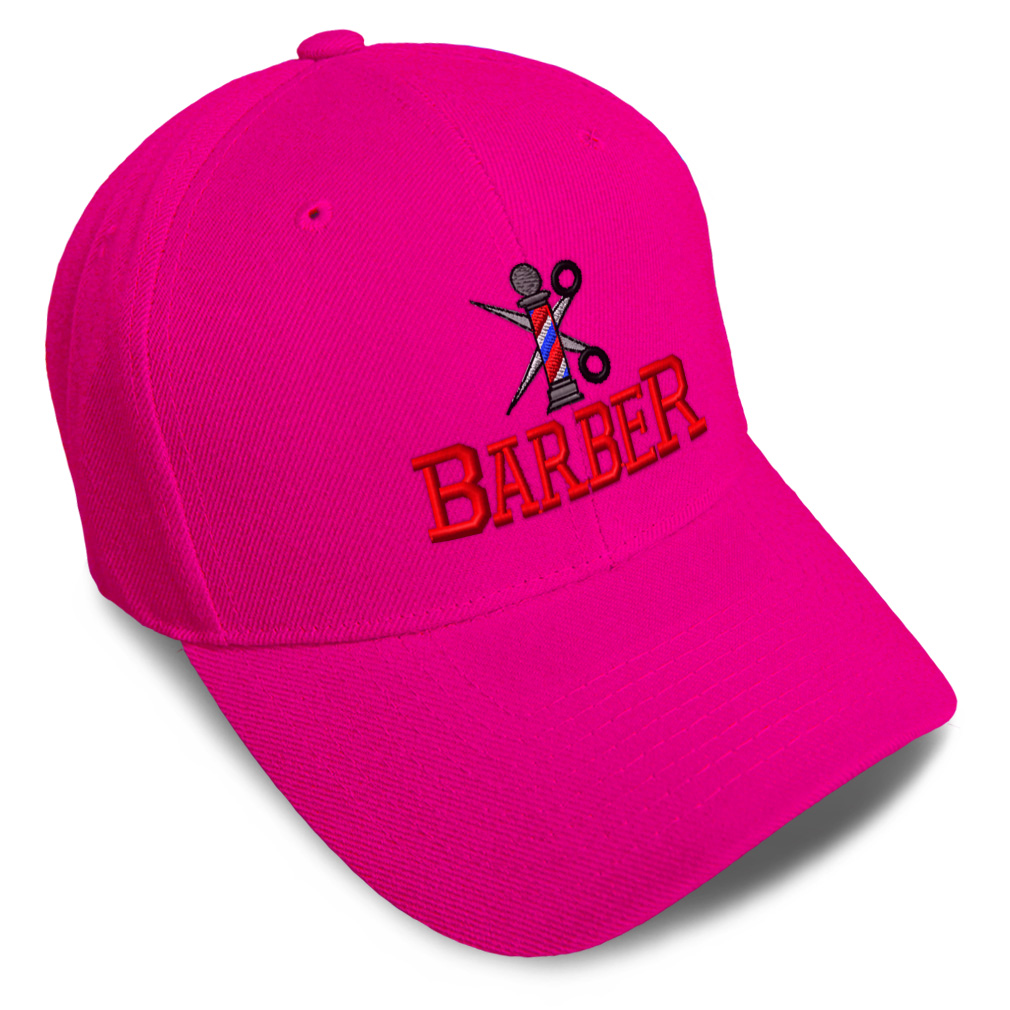 Baseball Cap Barber Shop Barber A Embroidery Dad Hats for Men & Women 1 ...