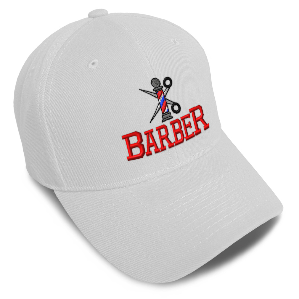 Baseball Cap Barber Shop Barber A Embroidery Dad Hats for Men & Women 1 ...