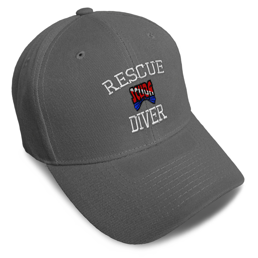 Baseball Cap Rescue Diver Scuba Embroidery Dad Hats for Men & Women 1 ...