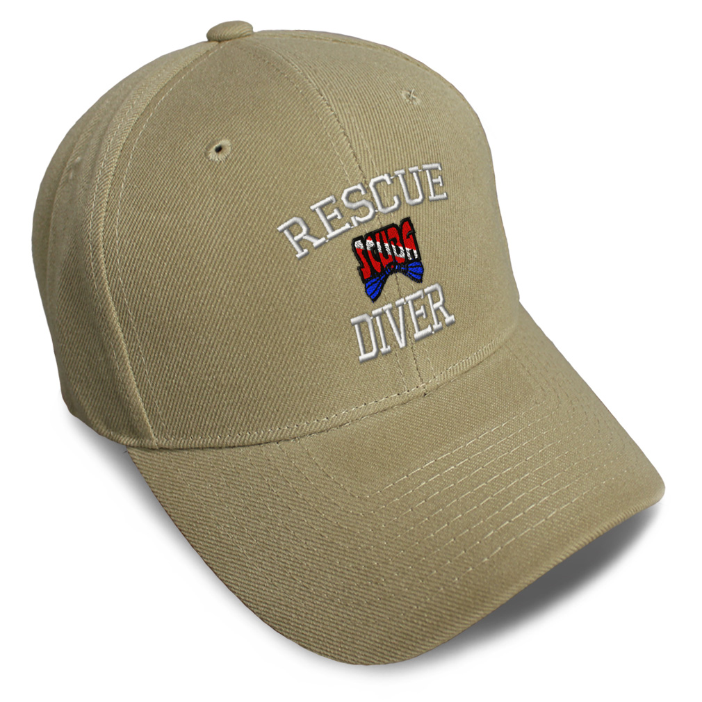 Baseball Cap Rescue Diver Scuba Embroidery Dad Hats for Men & Women 1 ...