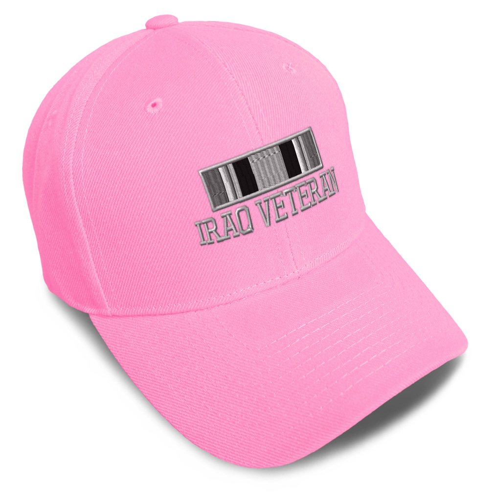 Baseball Cap Iraq War Veteran Greyscale Embroidery Dad Hats for Men ...