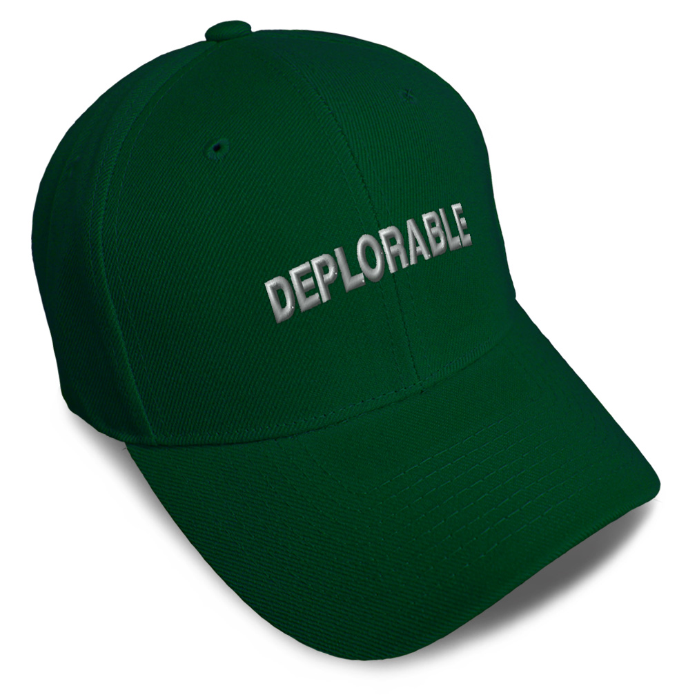 Baseball Cap Destruction Word Deplorable A Embroidery Dad Hats for Men ...