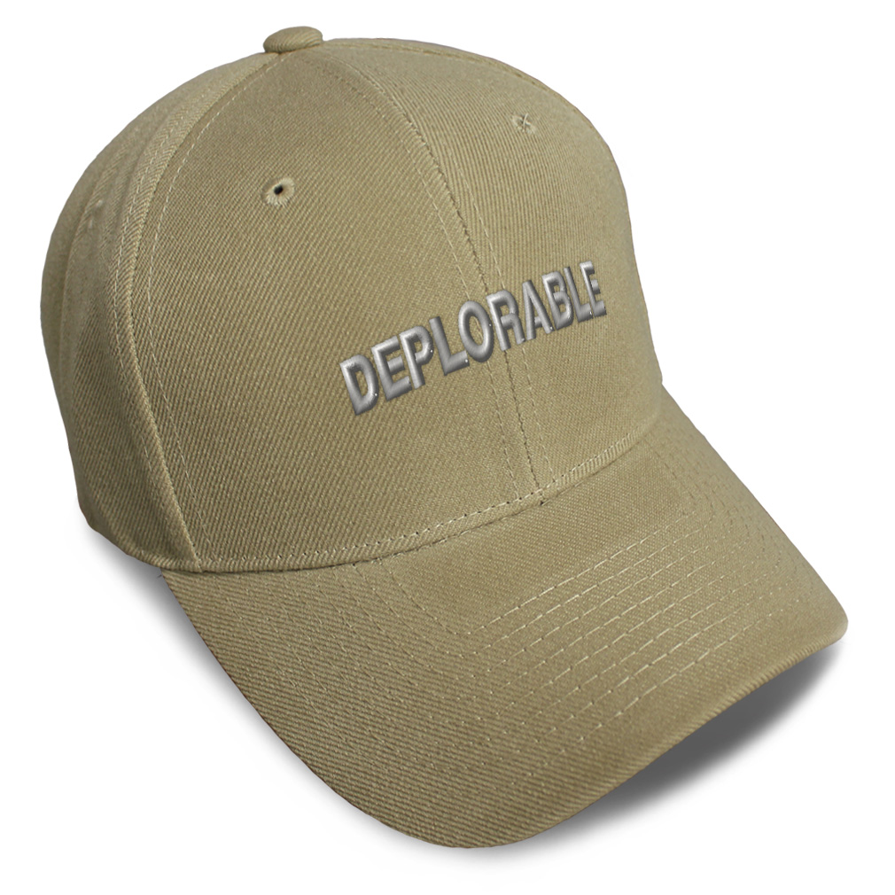 Baseball Cap Destruction Word Deplorable A Embroidery Dad Hats for Men ...