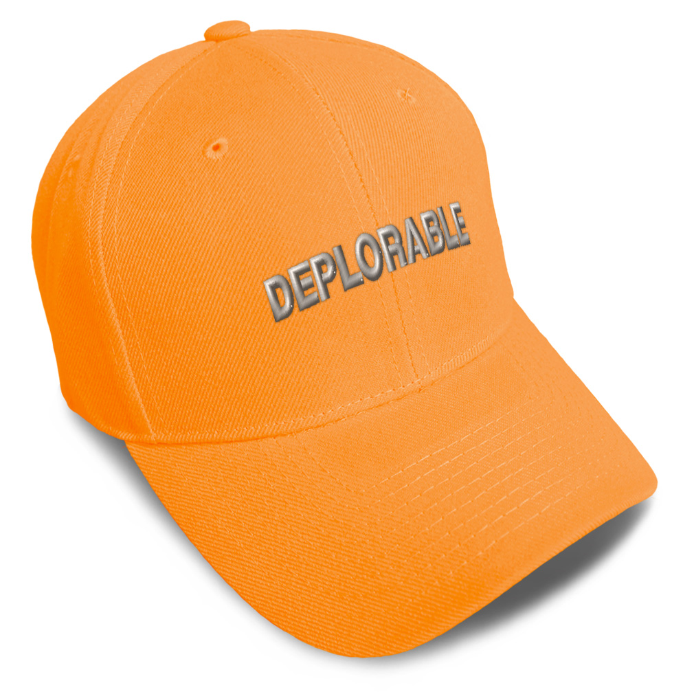 Baseball Cap Destruction Word Deplorable A Embroidery Dad Hats for Men ...