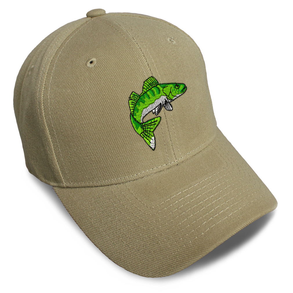 Baseball Cap Fish Freshwater Walleye Wildlife Dad Hats for Men & Women ...