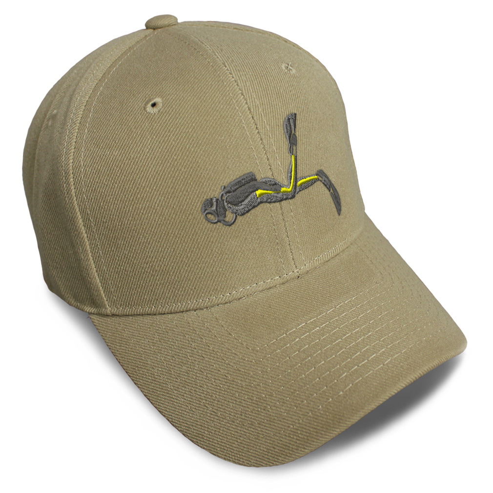 Baseball Cap Nautical Scuba Diver, Dive Acrylic Dad Hats for Men ...