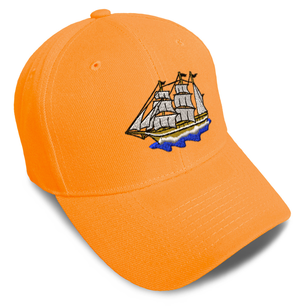 Baseball Cap Nautical Clipper Ship Dad Hats for Men & Women Strap ...