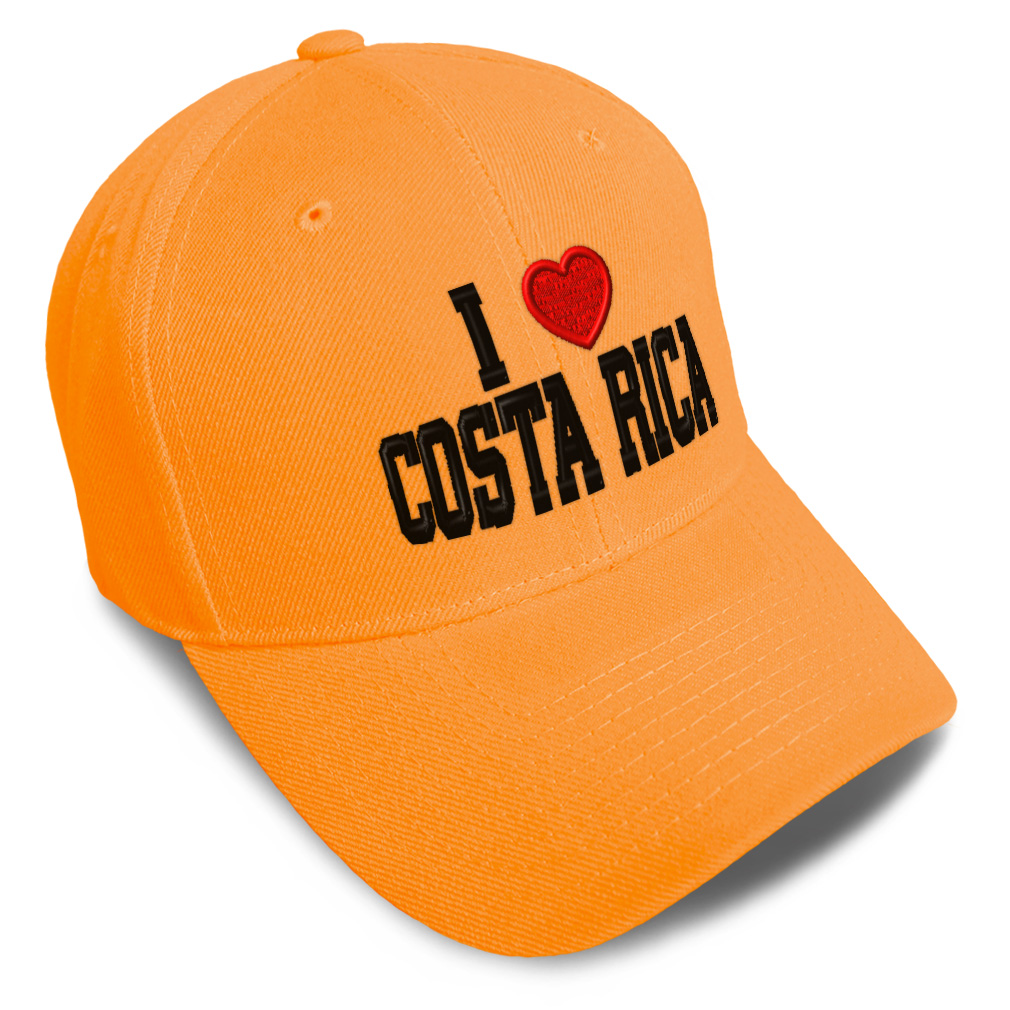 Baseball Cap I Love Costa Rica Dad Hats for Men & Women Strap Closure 1 ...