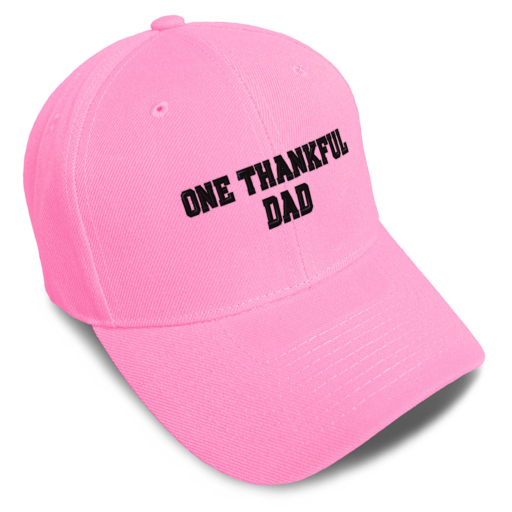 Baseball Cap 1 Thankful Dad Blessed Family A Grateful Dad Hats for Men ...