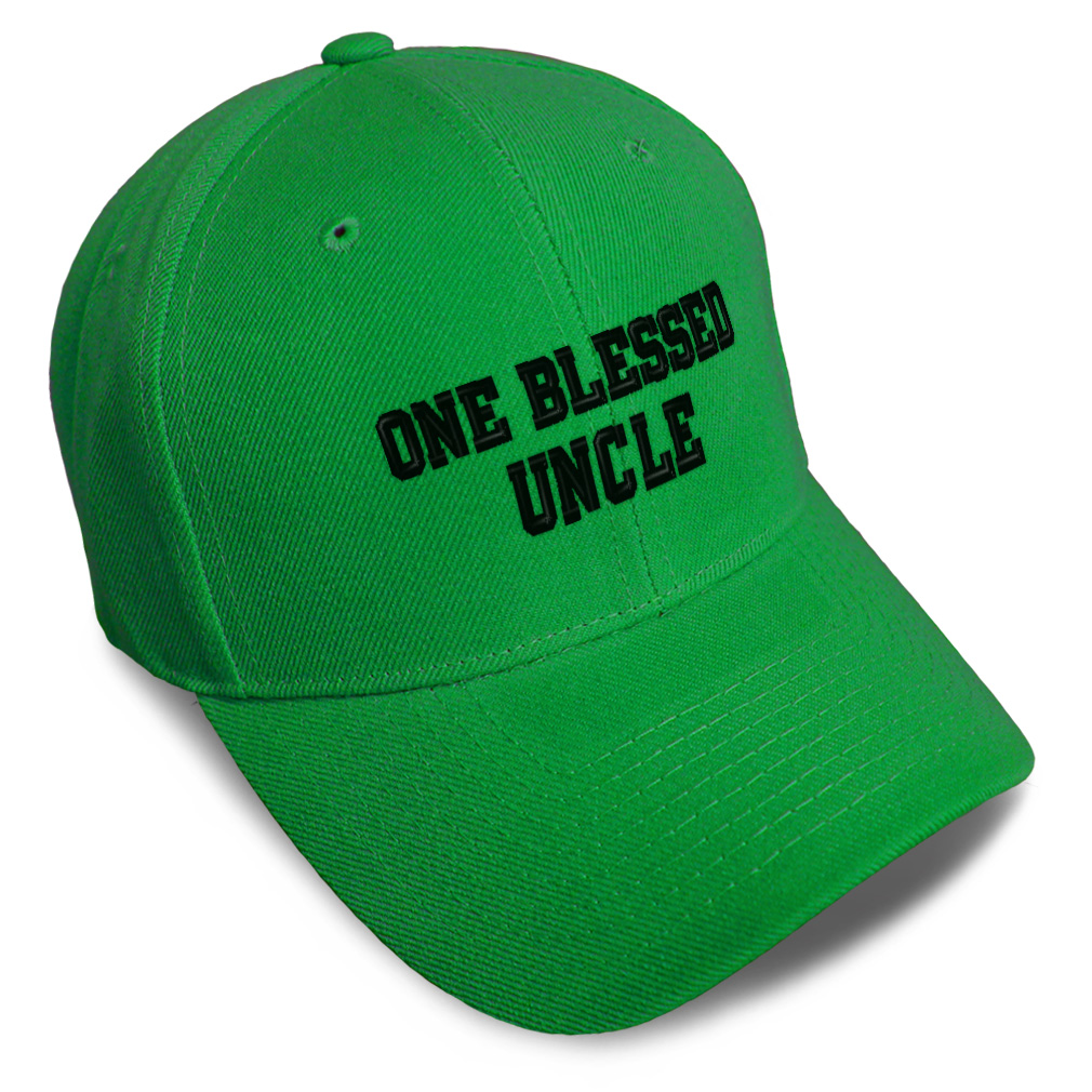 Baseball Cap 1 Blessed Uncle Blessed Family A Thankful Dad Hats for Men ...