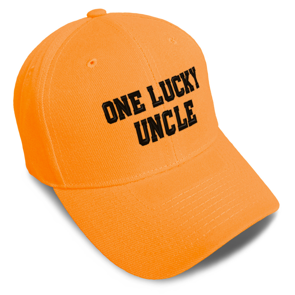 Baseball Cap 1 Lucky Uncle Blessed Family A Luck Dad Hats for Men ...