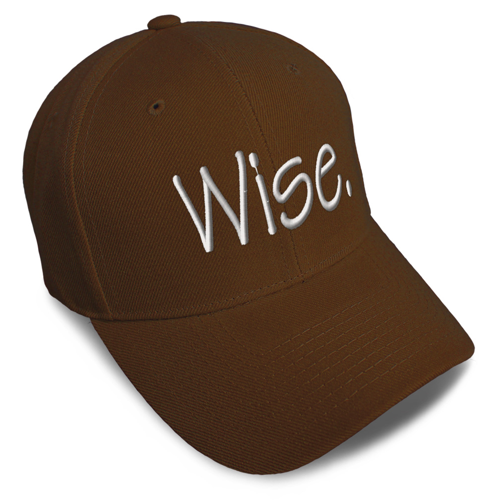 Baseball Cap Wise Human Values Good Messages Motivation Dad Hats for ...