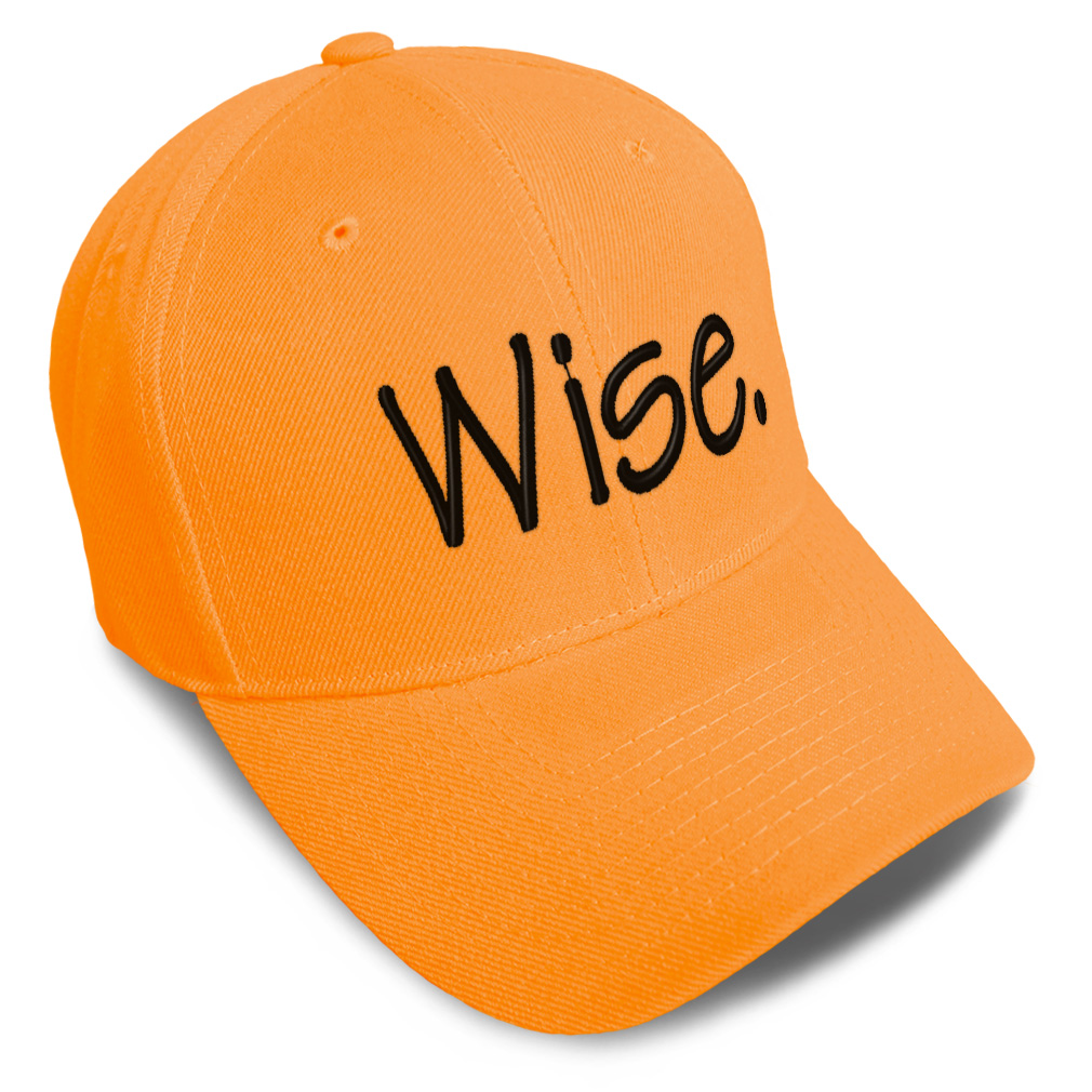 Baseball Cap Wise Human Values Good Messages Motivation Dad Hats for ...