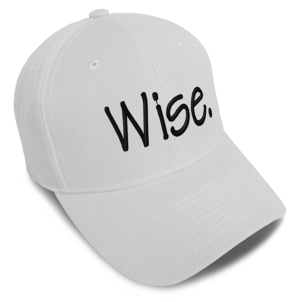 Baseball Cap Wise Human Values Good Messages Motivation Dad Hats for ...