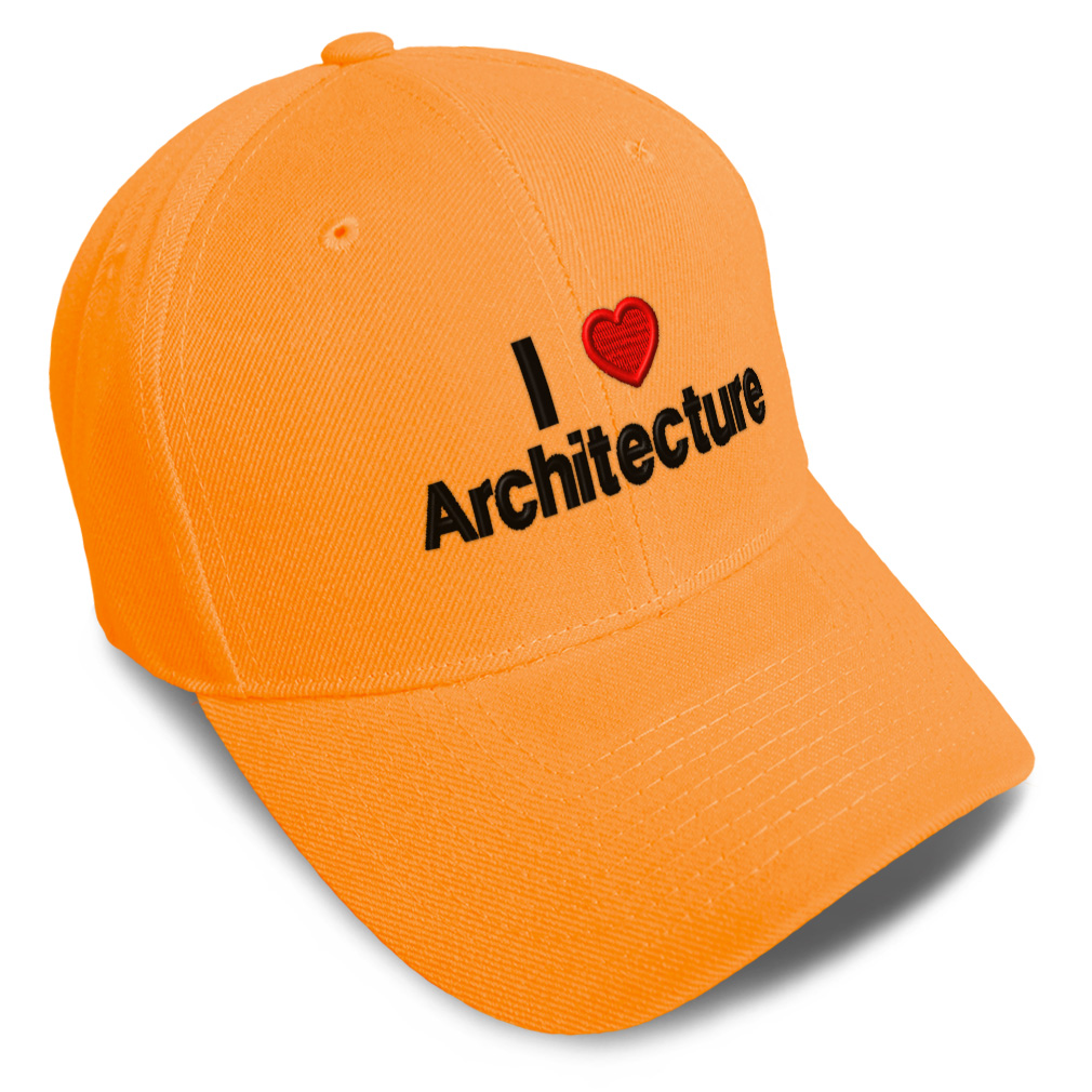 Baseball Cap I (Love) Architecture Red Heart Hobbies Lovers ...