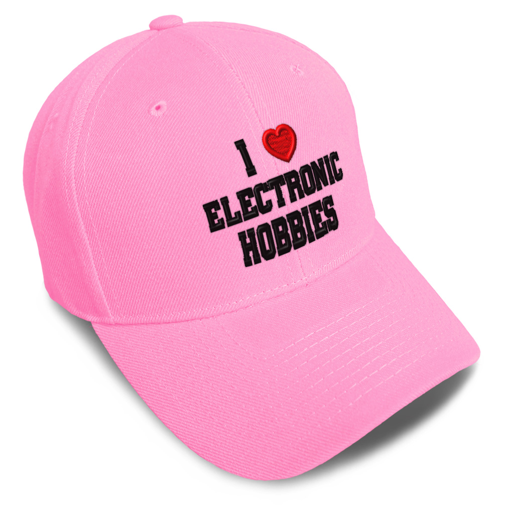 Baseball Cap I (Love) Electronic Hobbies Red Heart Hobbies Lovers ...