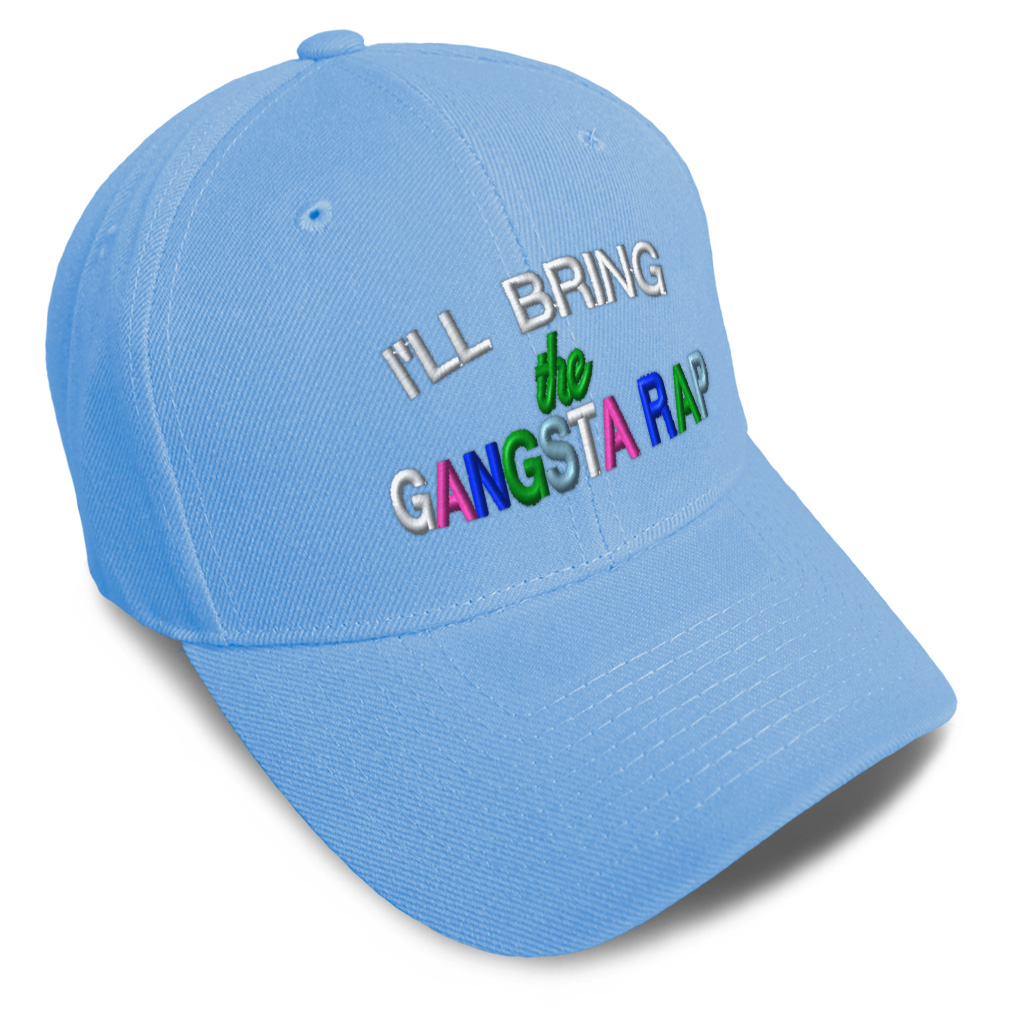 Baseball Cap I'Ll Bring The Gansta Rap Rapper Mafia Dad Hats for Men ...