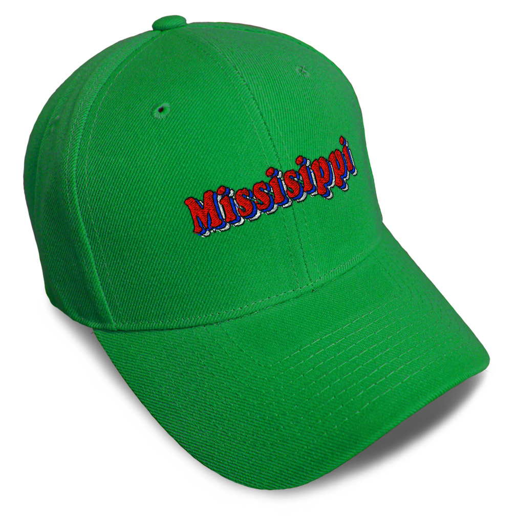 Baseball Cap Mississippi Acrylic America Usa Dad Hats for Men & Women 1 ...