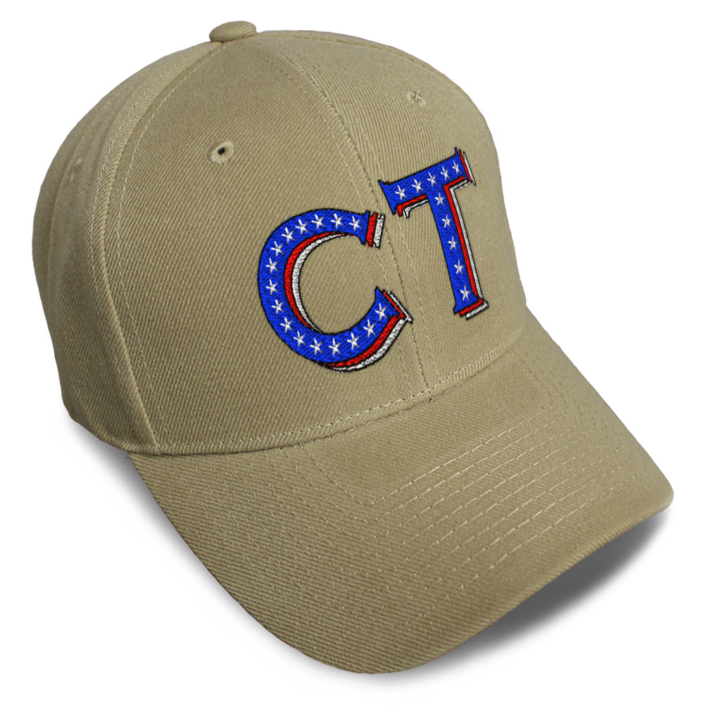 Baseball Cap Connecticut Blue Flag Stars Bridgeport Dad Hats for Men ...
