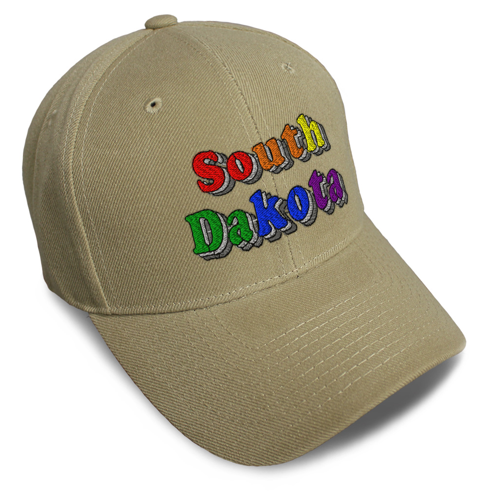 Baseball Cap South Dakota Style B Rainbow Gay Pride Dad Hats for Men ...