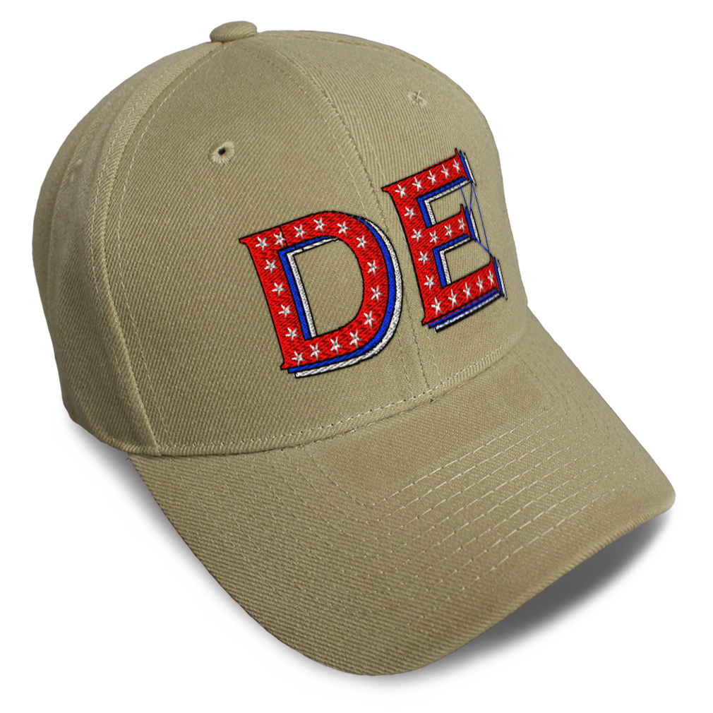 Baseball Cap Delaware Red Flag Stars Wilmington State Dad Hats for Men ...