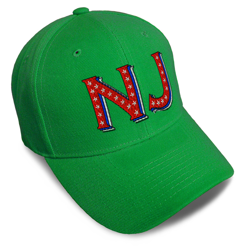 Baseball Cap New Jersey Red Flag Stars Newark State Dad Hats for Men ...