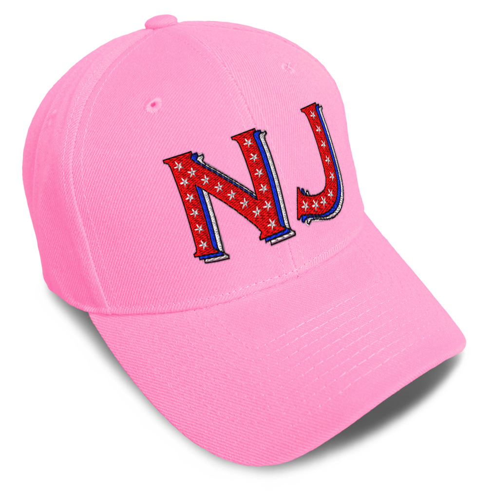 Baseball Cap New Jersey Red Flag Stars Newark State Dad Hats for Men ...