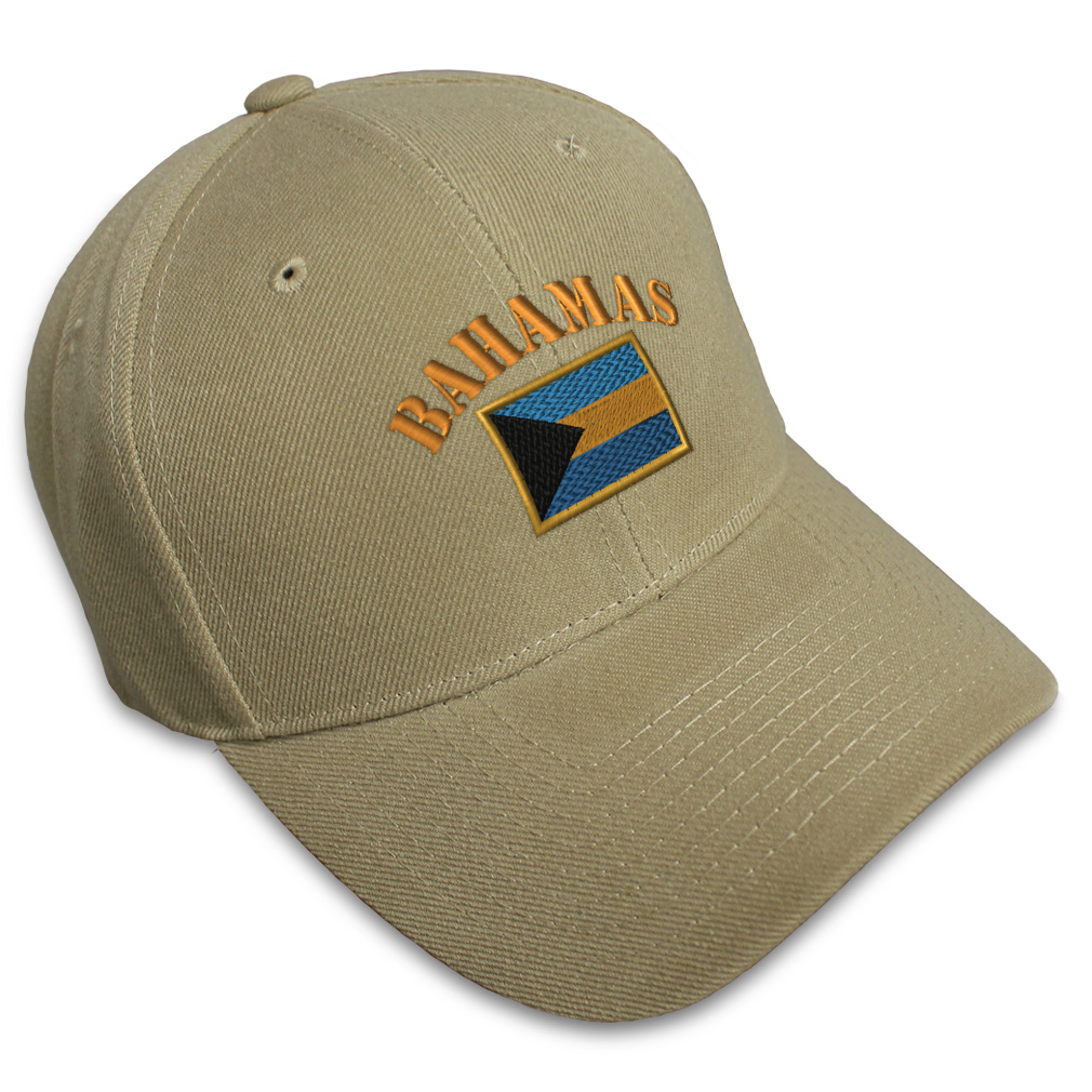 Baseball Cap Bahamas Flag Embroidery Acrylic Dad Hats for Men & Women 1 ...