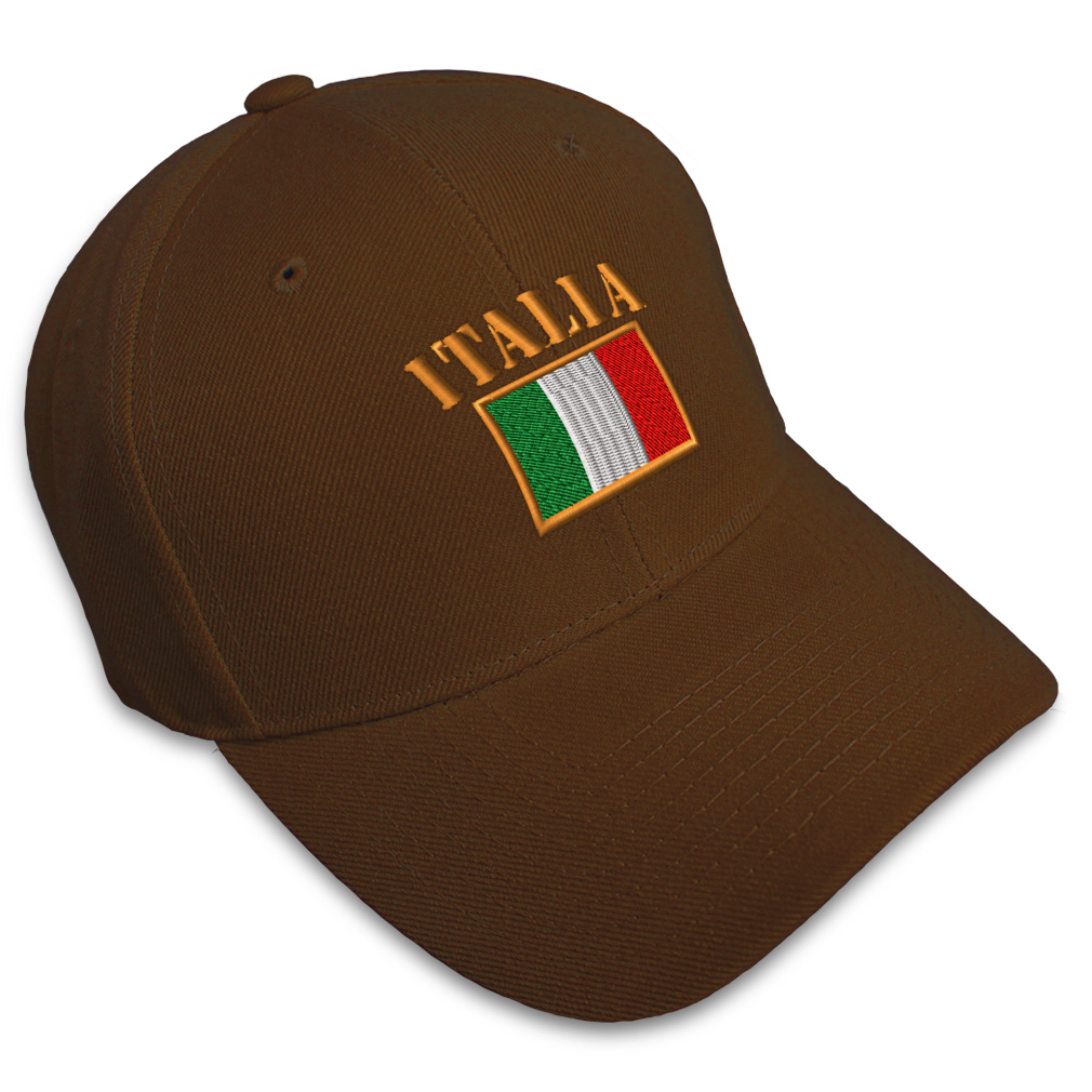 Baseball Cap Italia Flag Embroidery World Cup Soccer Hats for Men & Women