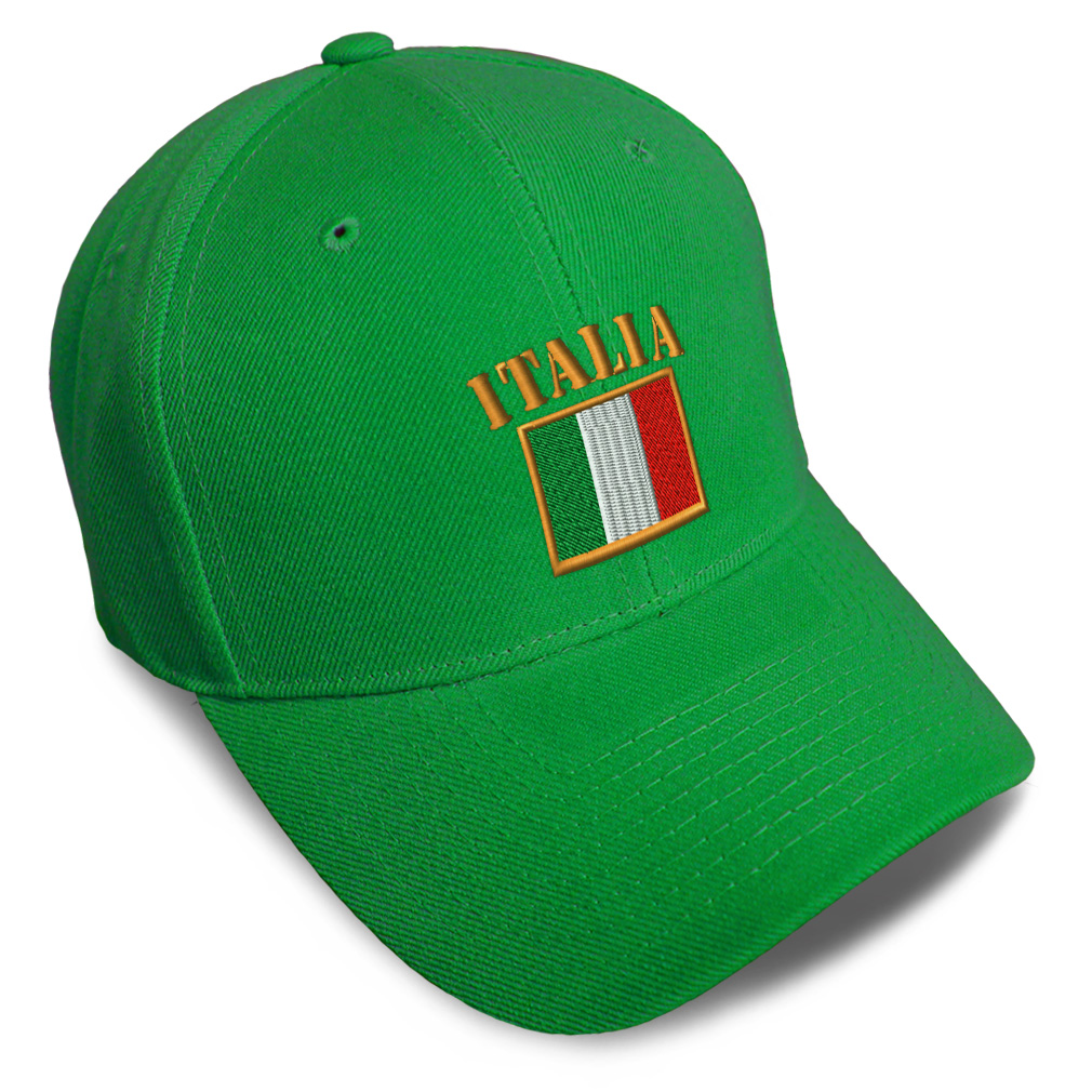 Baseball Cap Italia Flag Embroidery World Cup Soccer Hats for Men ...