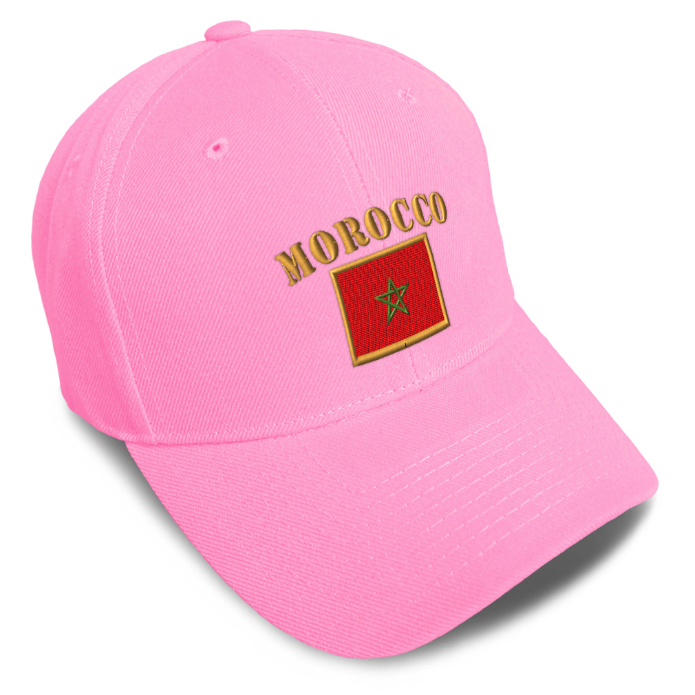 Baseball Cap Morocco Flag Embroidery Acrylic Dad Hats for Men & Women 1 ...