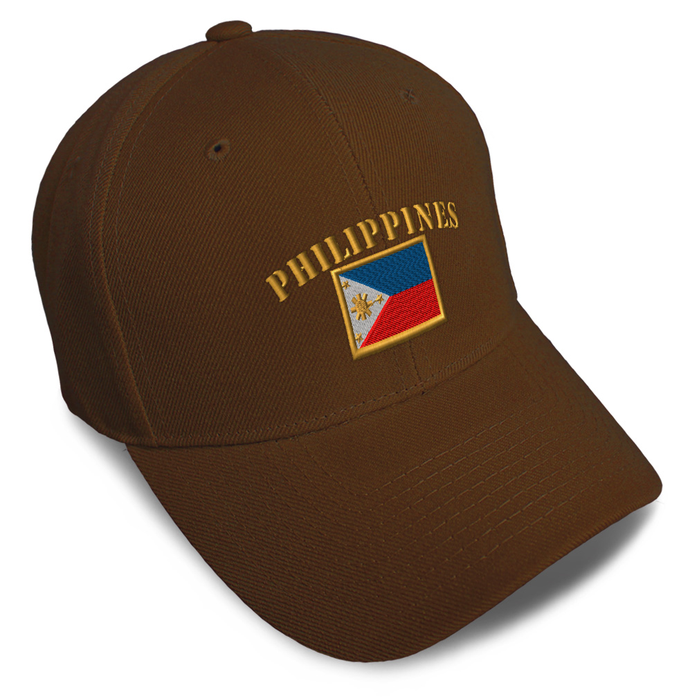 Baseball Cap Philippines Flag Embroidery Acrylic Dad Hats for Men ...