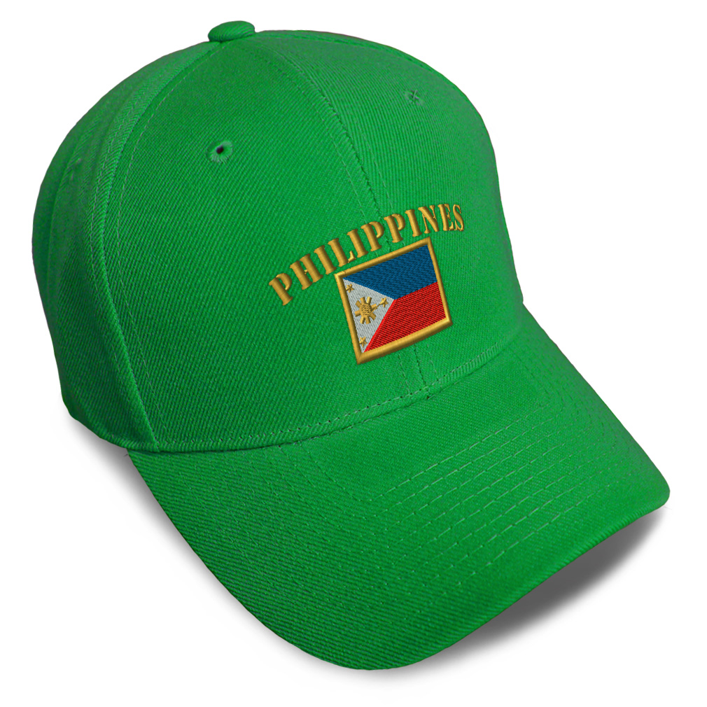 Baseball Cap Philippines Flag Embroidery Acrylic Dad Hats for Men ...