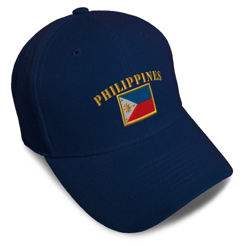Baseball Cap Philippines Flag Embroidery Acrylic Dad Hats for Men ...