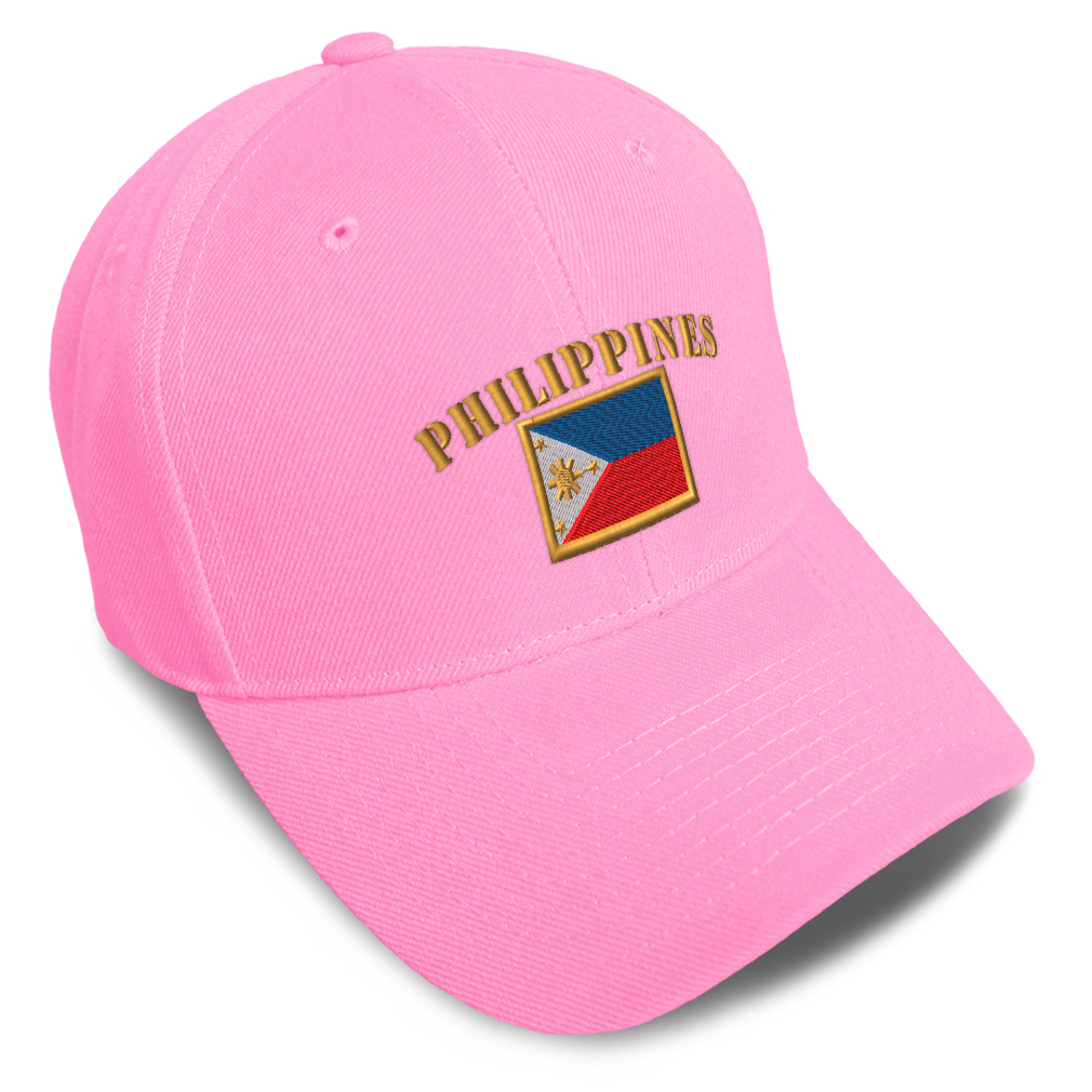 Baseball Cap Philippines Flag Embroidery Acrylic Dad Hats for Men ...