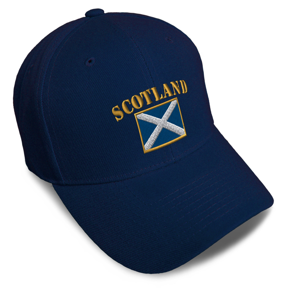 Baseball Cap Scotland Flag Embroidery World Cup Soccer Hats for Men ...