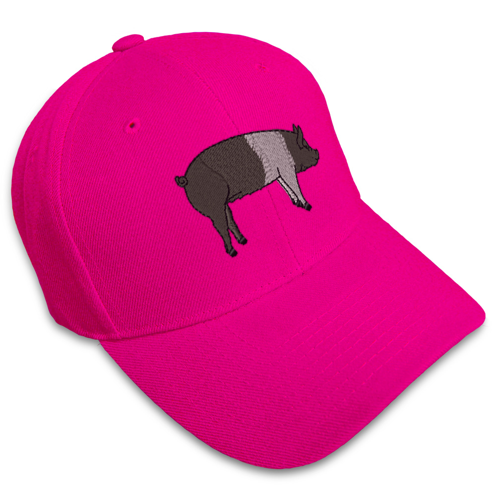 Baseball Cap Hampshire Pig Embroidery Acrylic Dad Hats for Men & Women ...