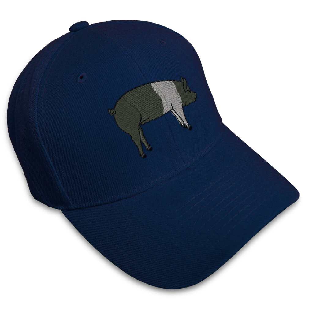 Baseball Cap Hampshire Pig Embroidery Acrylic Dad Hats for Men & Women ...