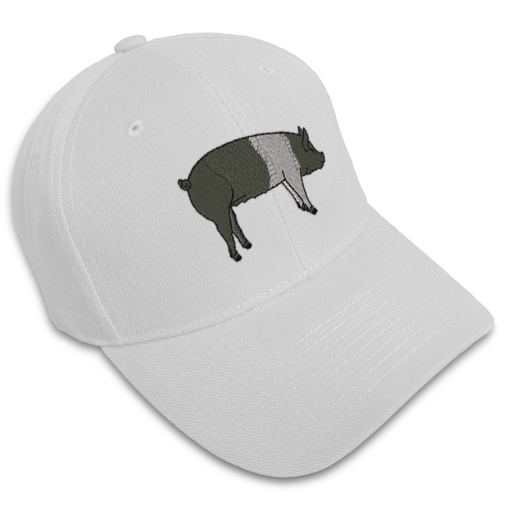 Baseball Cap Hampshire Pig Embroidery Acrylic Dad Hats for Men & Women ...