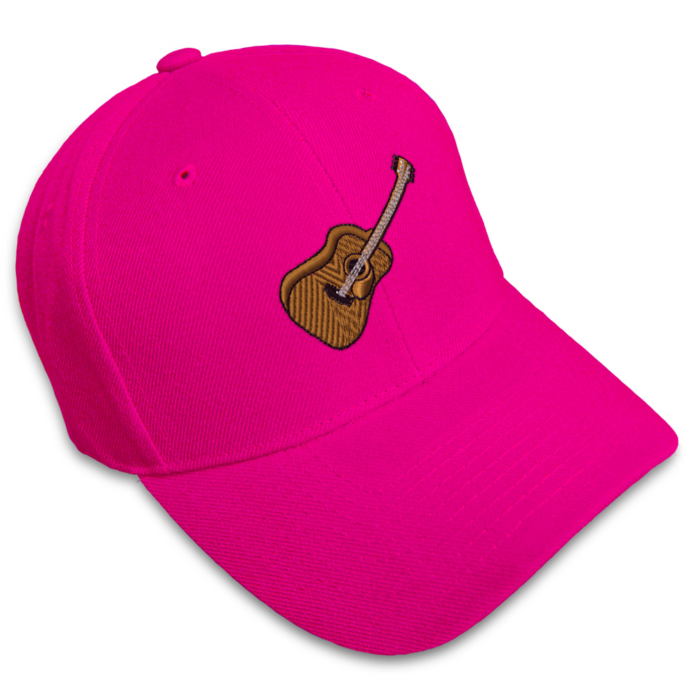 Baseball Cap Guitar Music A Embroidery Acrylic Dad Hats for Men & Women ...
