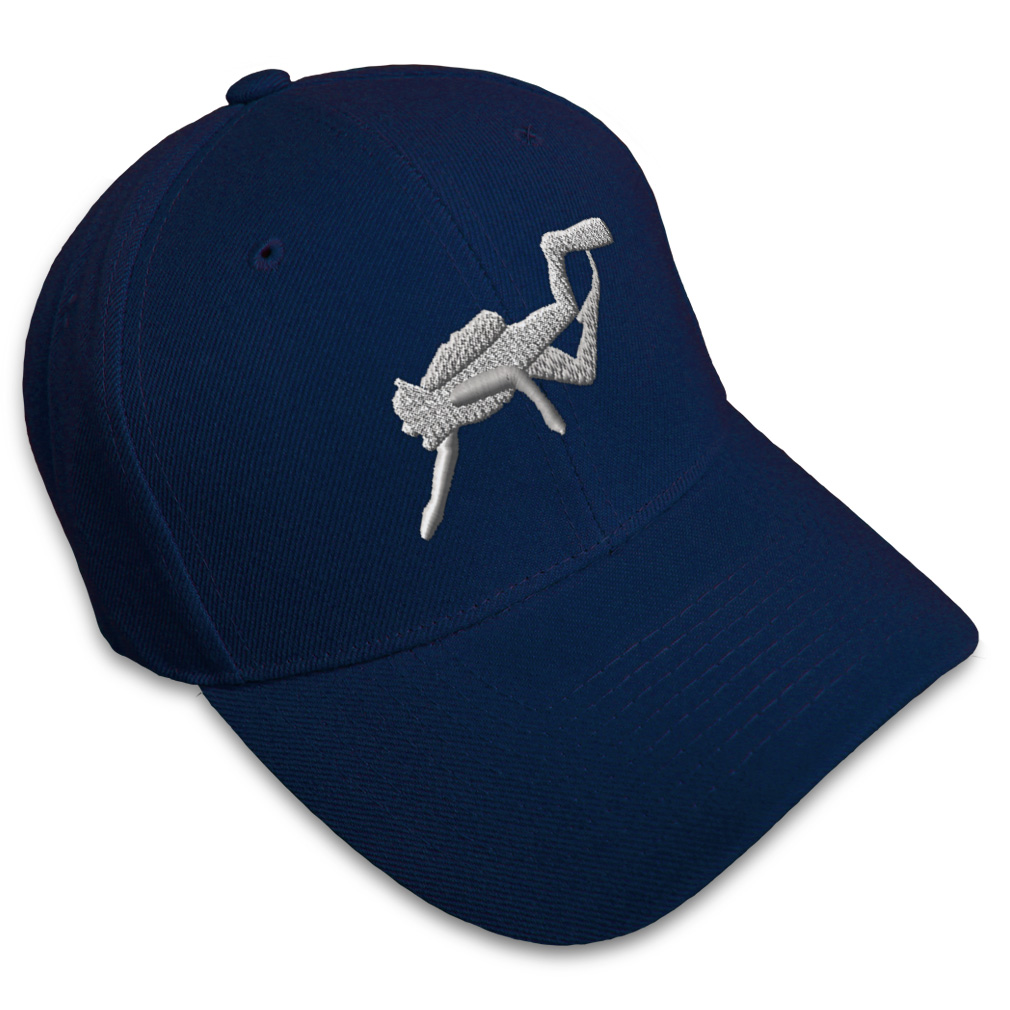 Baseball Cap Scuba Diver A Embroidery Acrylic Dad Hats for Men & Women ...