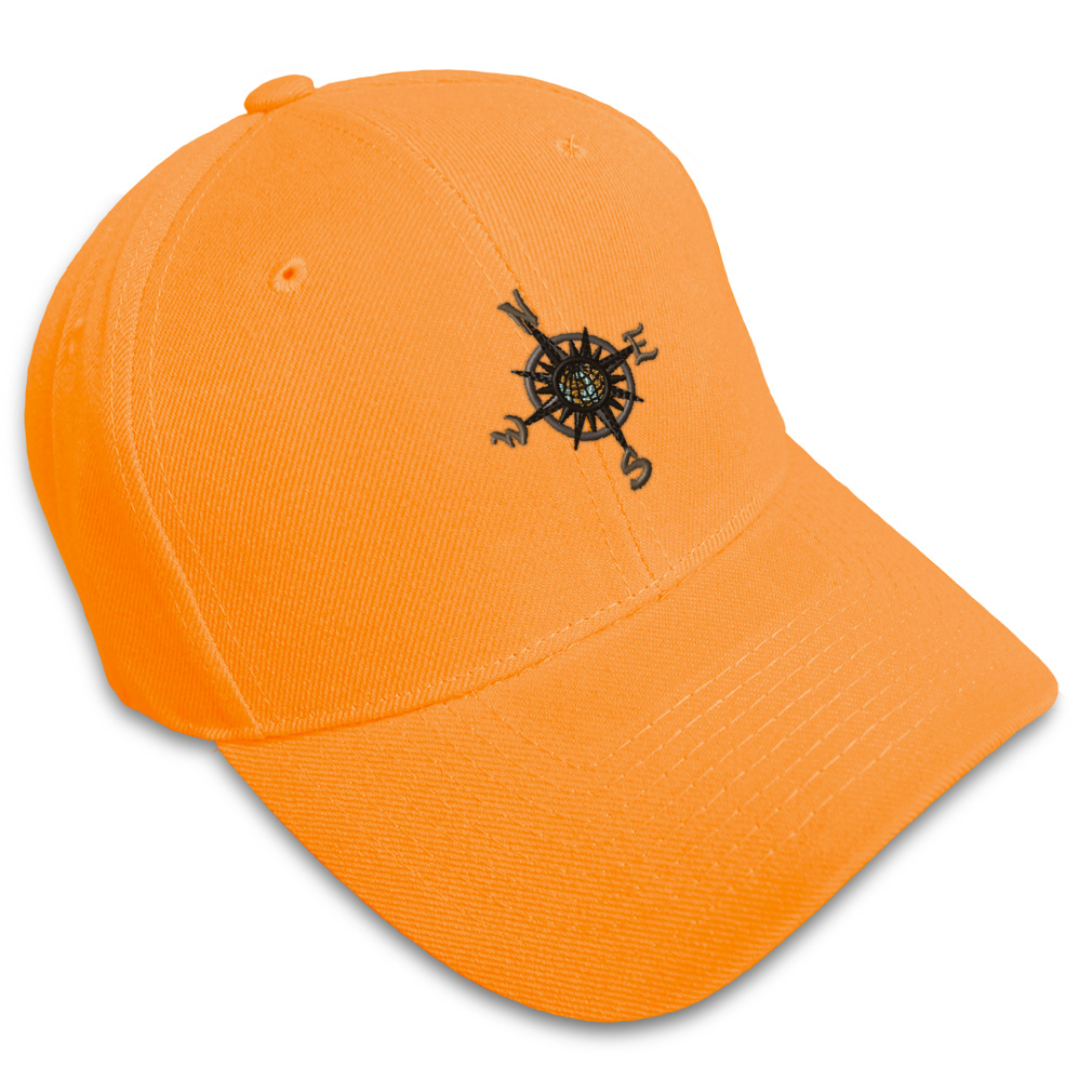 Baseball Cap Nautical Compass Embroidery Acrylic Dad Hats for Men ...