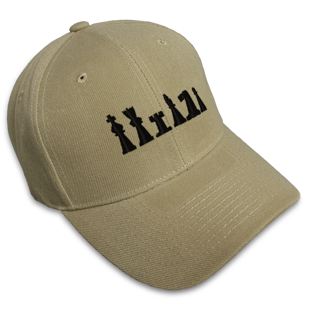 Baseball Cap Chess Set Black Sport Embroidery Dad Hats for Men & Women ...