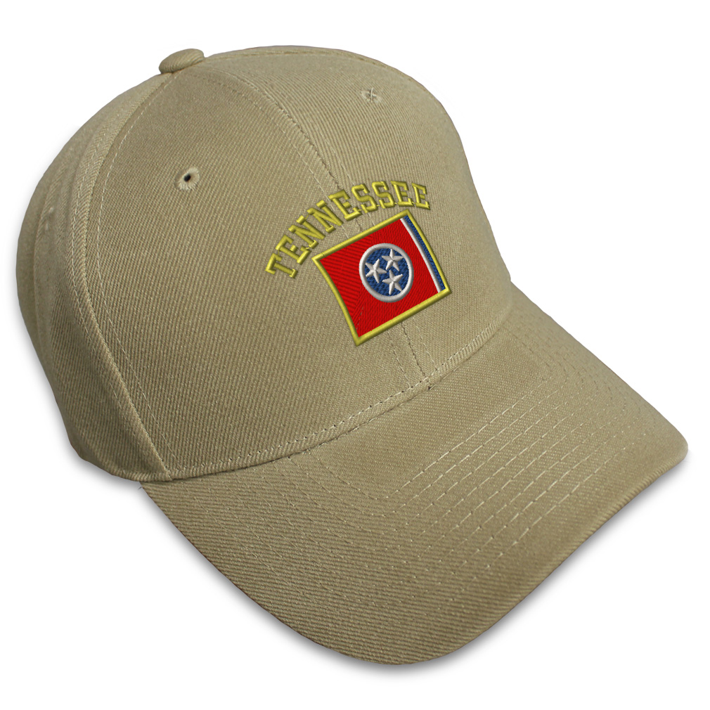 Baseball Cap Tennessee State Flag Letters Embroidery Dad Hats for Men ...