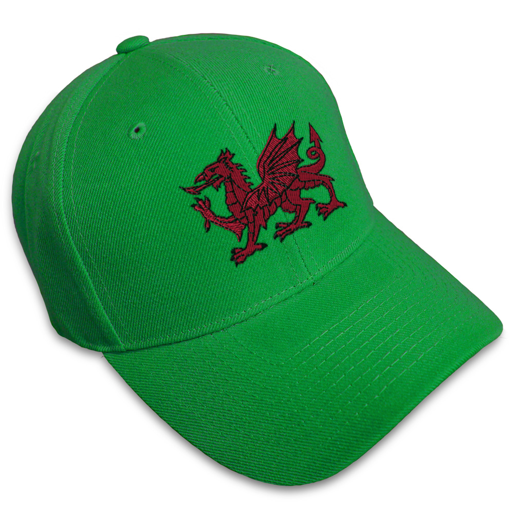 Baseball Cap Wales Flag Dragon Seal Embroidery Dad Hats for Men & Women ...